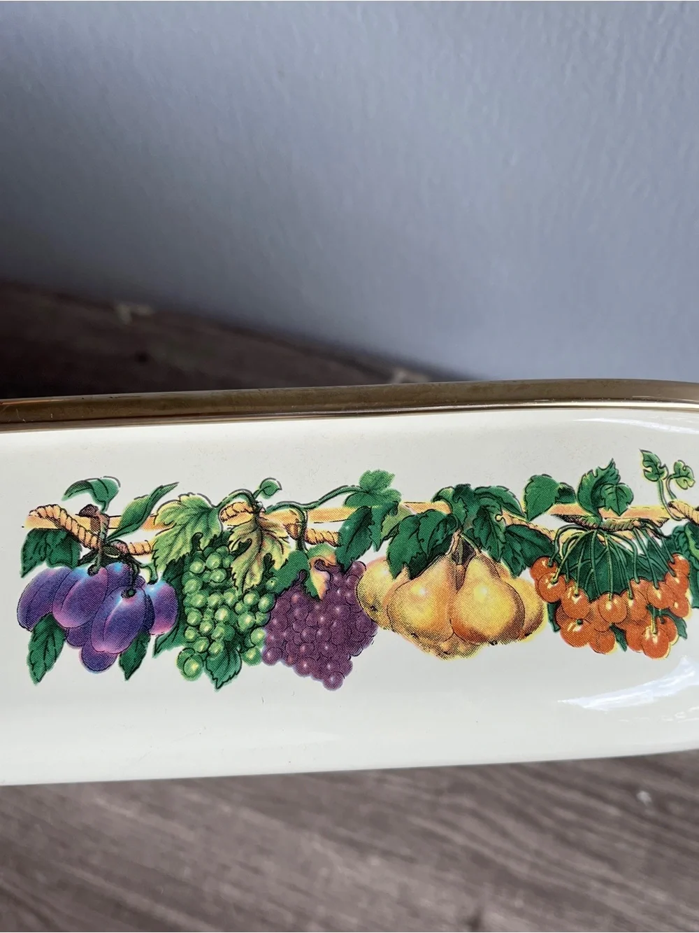 Kitchen | Tabletops Kensington Garden Collection Vtg 115x16 Roaster ...